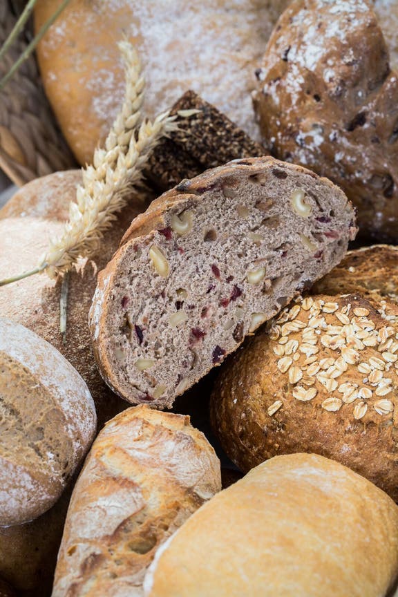 Different Breads in Several Sizes Stock Photo - Image of white, world ...