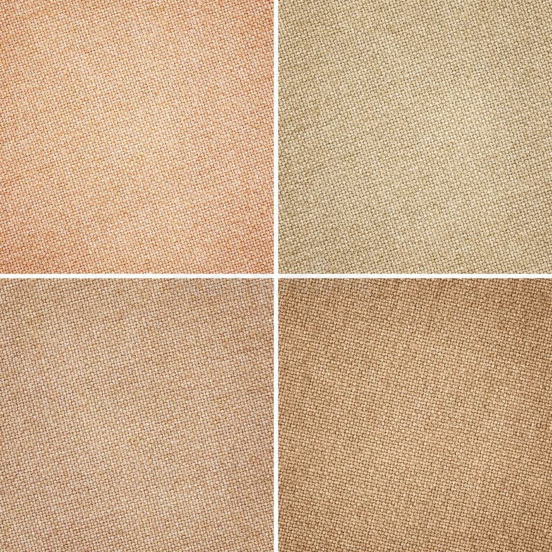 Different Brown Fabric Textures Stock Photo - Image of cotton, backdrop ...