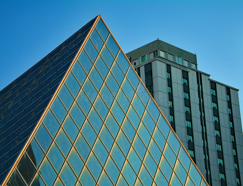 Different Building, Several Style of Stones and Glass Stock Photo ...