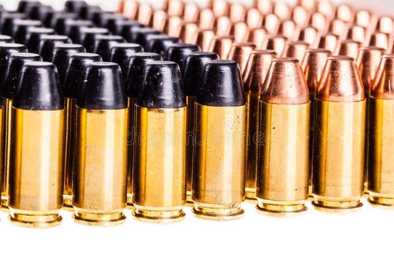 Different bullets isolated stock photo. Image of millimeter - 75492356