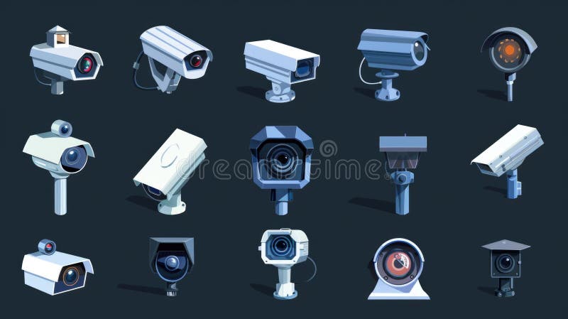 Different Camera Types stock image. Image of gadgets - 374014773
