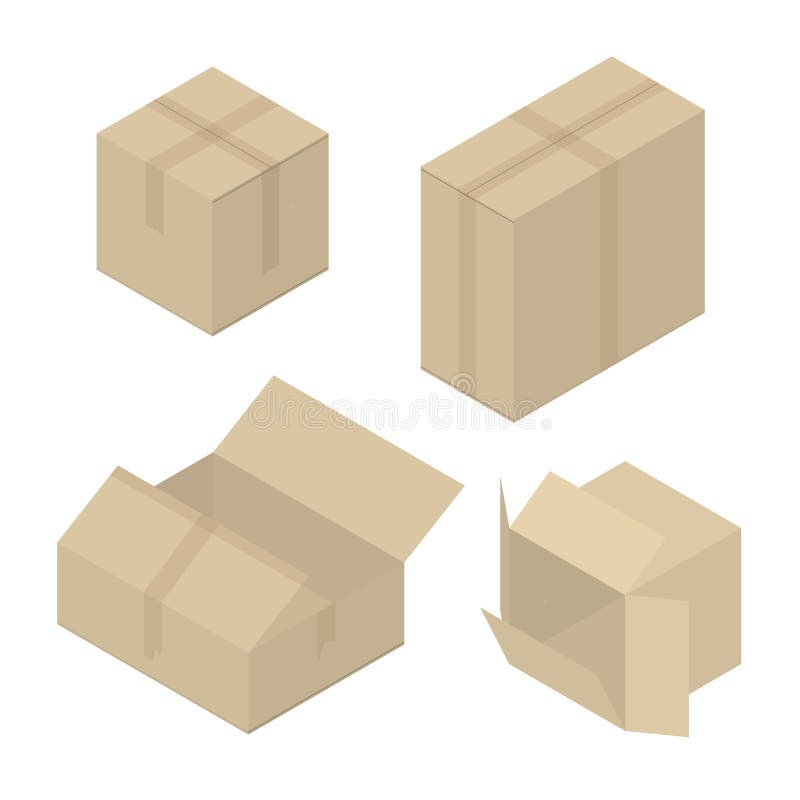 Isometric Boxes Stock Illustrations – 6,273 Isometric Boxes Stock ...