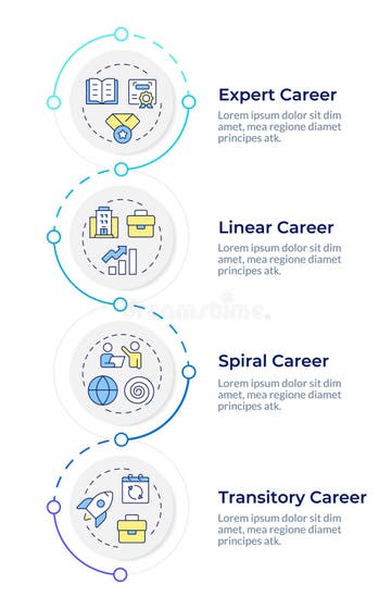 Different Career Field Types Infographic Design Template Stock Illustration - Illustration of ...
