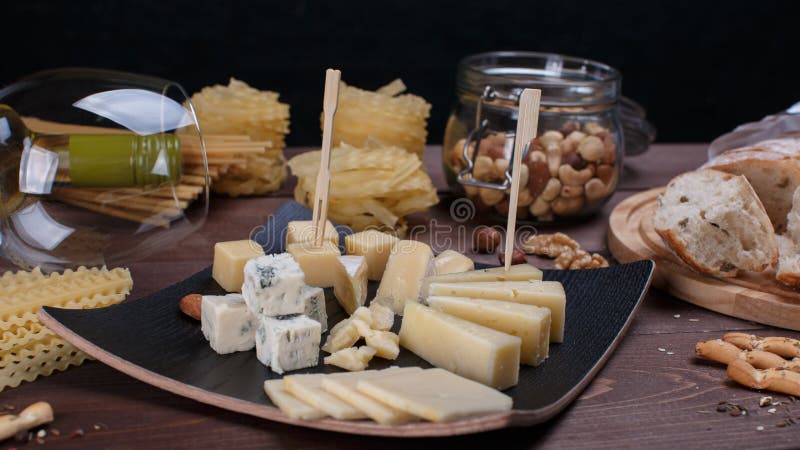 Different cheese stock photo. Image of dinner, cheese - 55621252