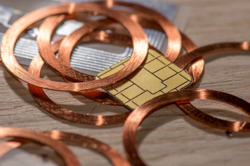 Different Chip Types, Contact Chip, RFID Combination Stock Photo ...