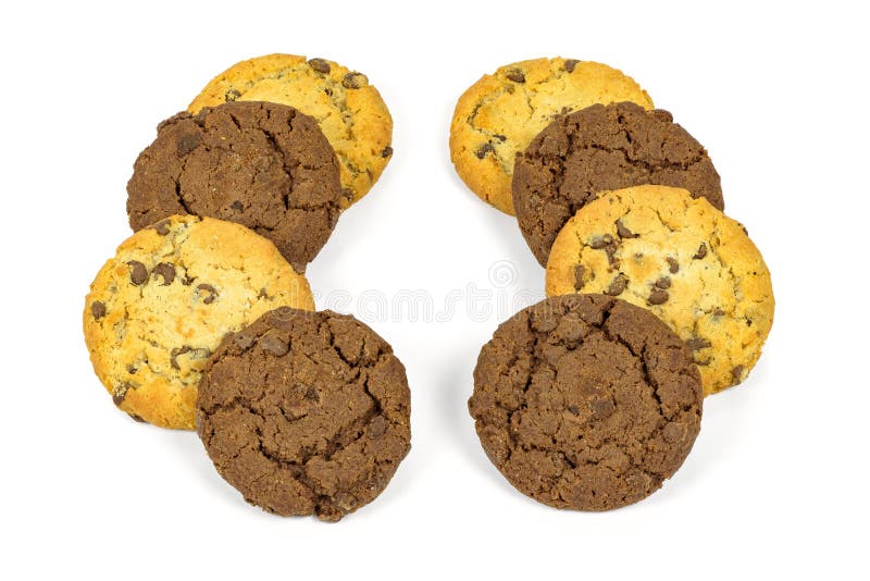 Cookies rows stock image. Image of detail, green, abundant - 54752249