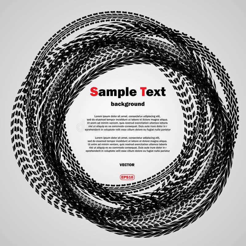 Circle Tire Tracks Stock Illustrations – 189 Circle Tire Tracks Stock ...