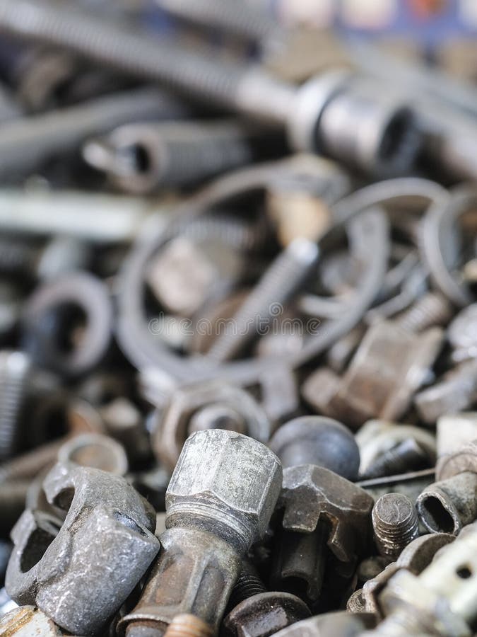 Different close up bolts stock image. Image of mechanic - 99457987