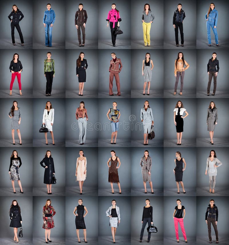 Collection of Children Clothes Stock Photo - Image of diverse, fabric ...