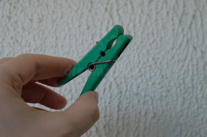 Different Clothespins in the Box, Different Color Stock Photo - Image ...