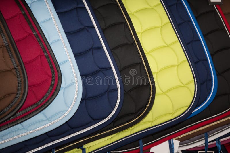 Different Color of Carpet on Rows in the Store Stock Photo - Image of ...