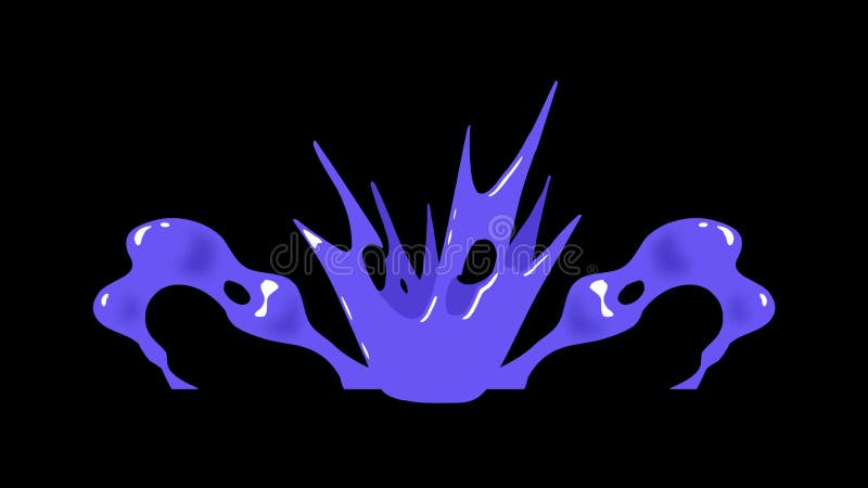 Different Color Cartoon Liquid Elements, Different Color Anime Graphics ...