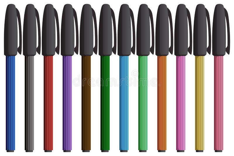 Different Markers Stock Illustrations – 680 Different Markers Stock ...