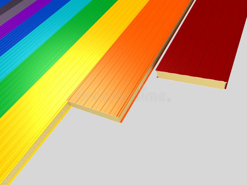 Different Color Sandwich Panel Stock Illustrations – 1 Different Color ...