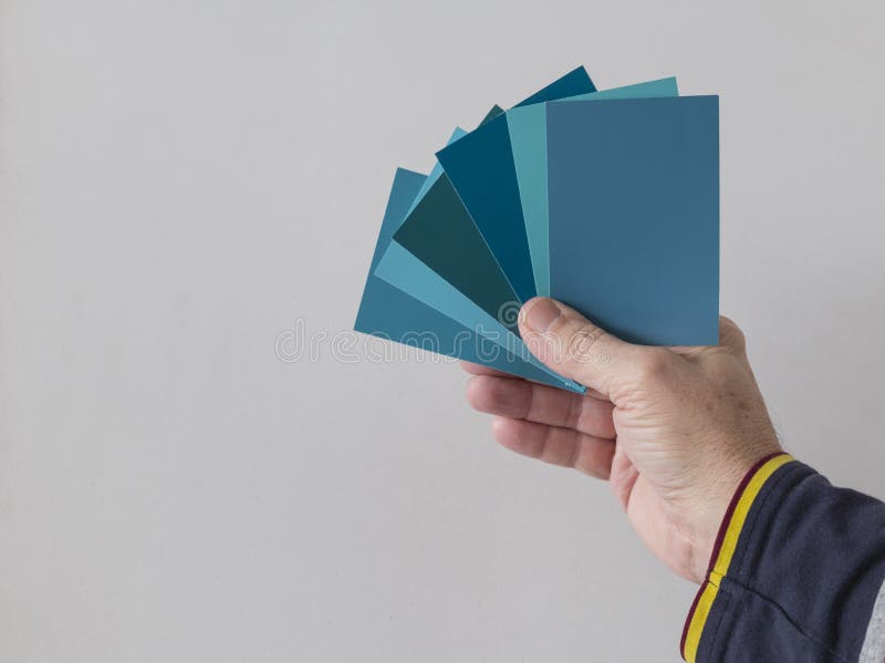 Different Color Swatches for Determining the Right Color of Paint on a ...