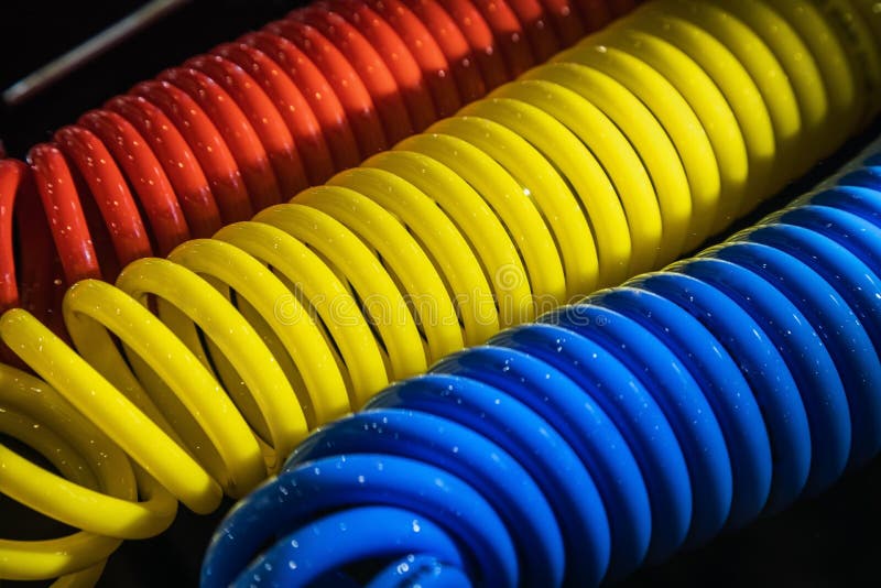 Different Color Wires in the Power Supply Stock Photo - Image of ...