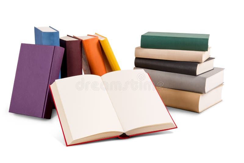 Different colored books stock image. Image of books, idea - 49489669