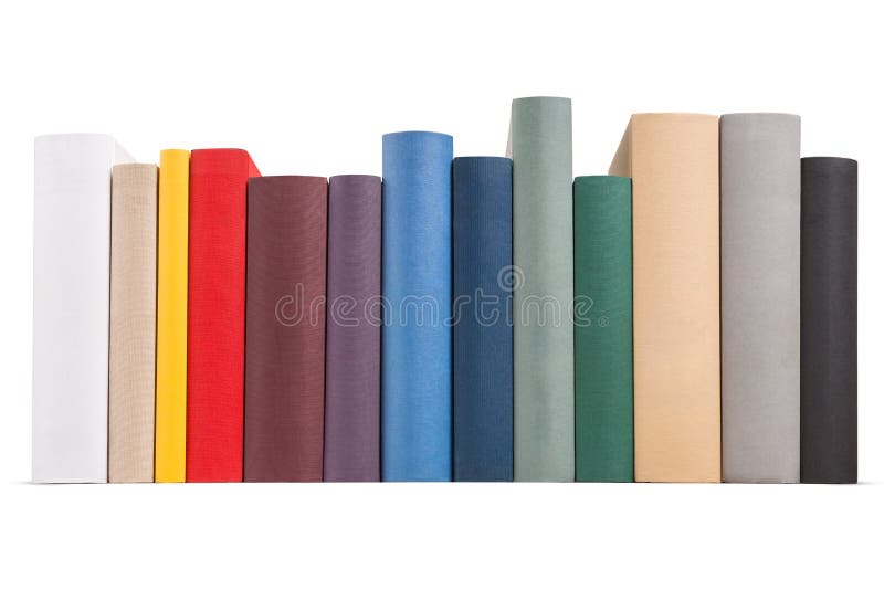 Colored books stock photo. Image of books, school, learn - 3444442