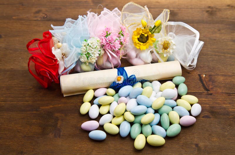 Different Colored Candy Favor Stock Image - Image of pink, favors: 30961175