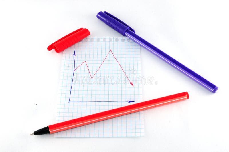 Different colored pens stock photo. Image of colored - 39402792