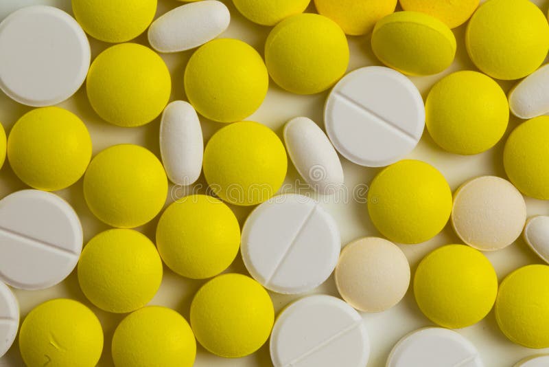 Different Colored Pills in the Pack Stock Image - Image of package ...