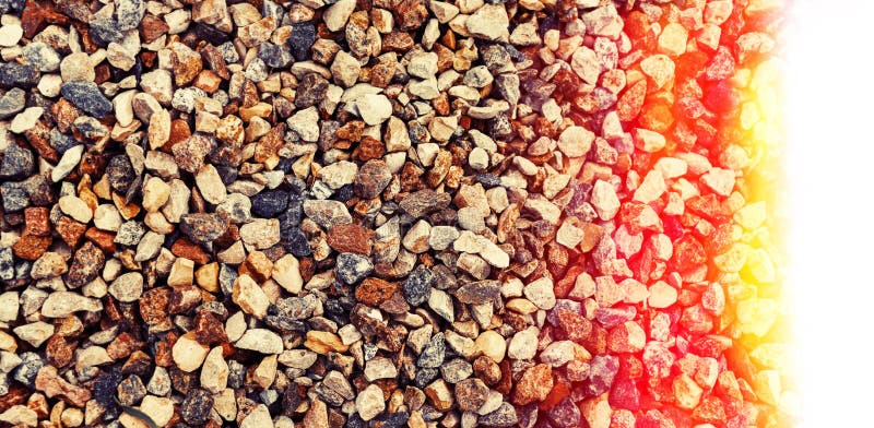 Different Colored Rocks and Pebbles on a Beach Stock Image - Image of ...