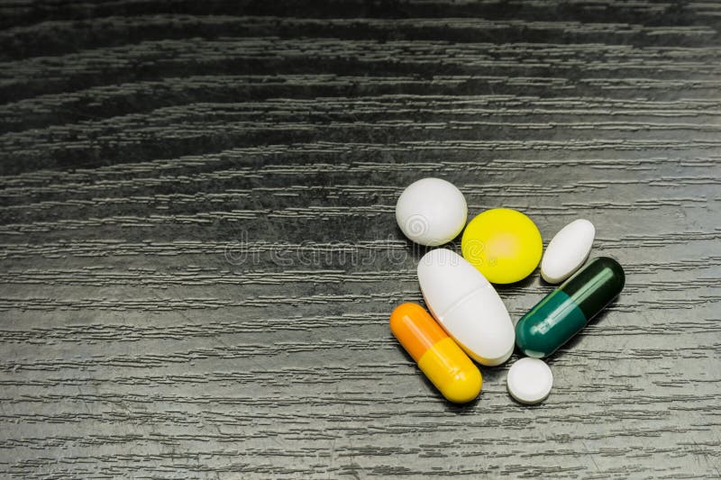 Different-colored and Different-shaped Tablets for Various Diseases ...