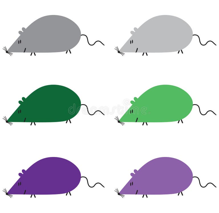 Six Mice Stock Illustrations – 85 Six Mice Stock Illustrations, Vectors ...