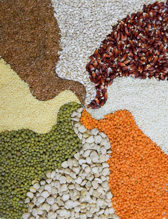 Cereals stock photo. Image of bean, colorful, pattern - 12315116