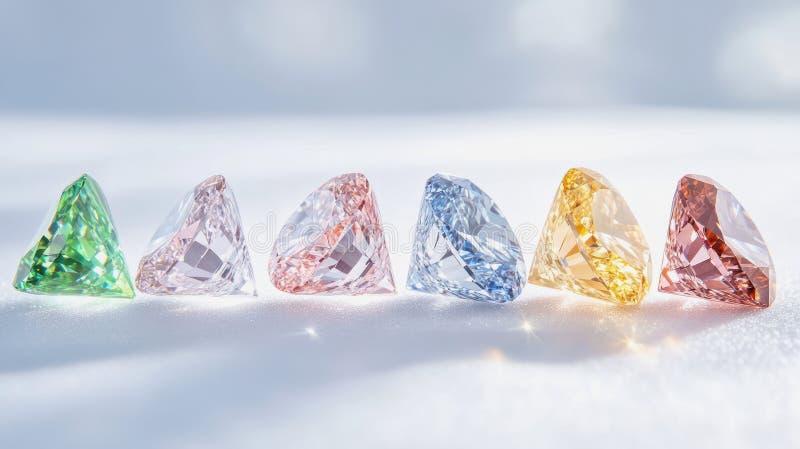 Vivid Display of Assorted Gemstones in a Well-lit Setting. Generative ...