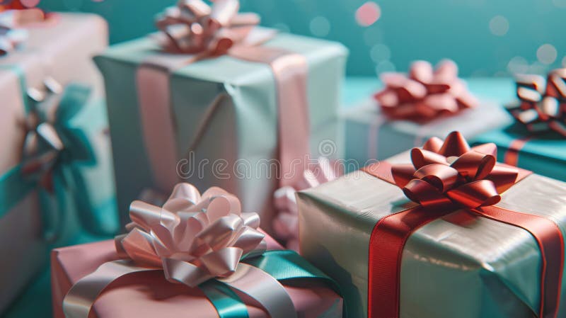 Different Colors for the Gift Packaging Stock Image - Image of gift ...