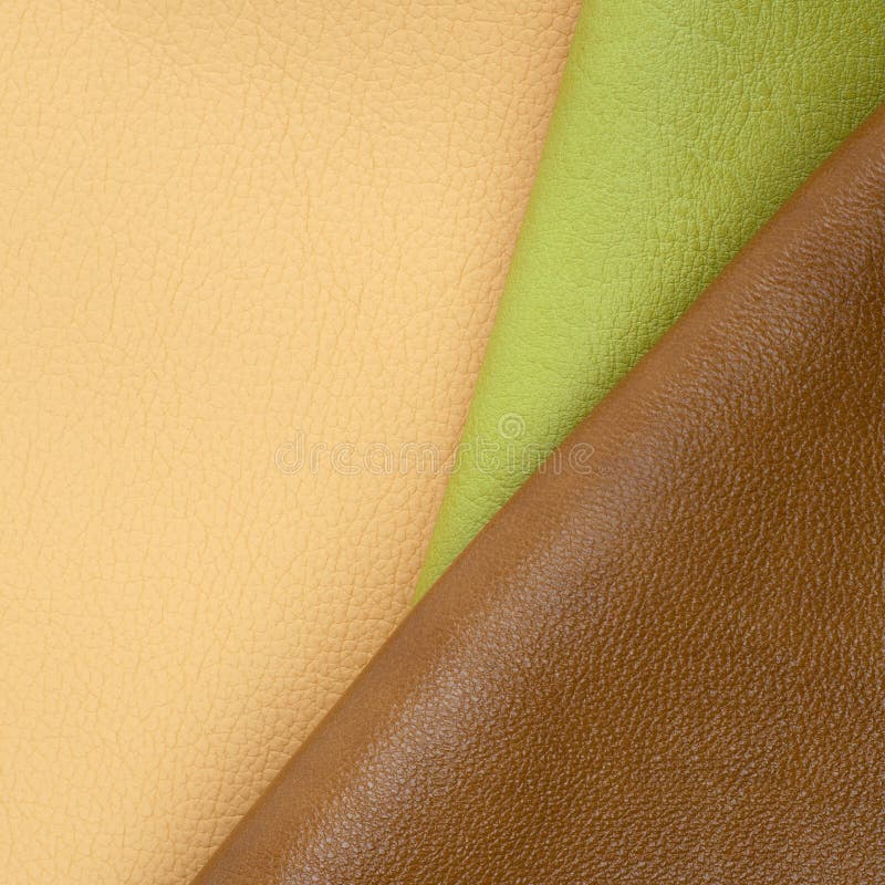 Natural Leather Textures Samples Stock Photo - Image of creation ...