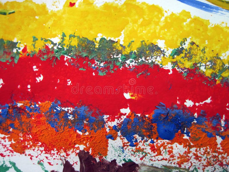 Colorful Painted Paper Surface Texture Stock Image - Image of texture ...
