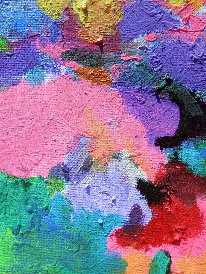 Colorful Painted Surface Texture Stock Photo - Image of pink, linen ...