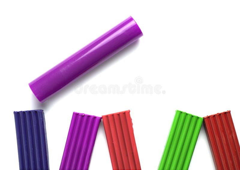 Different Colors of Plasticine Lie on a White Board Next To a Gurney ...