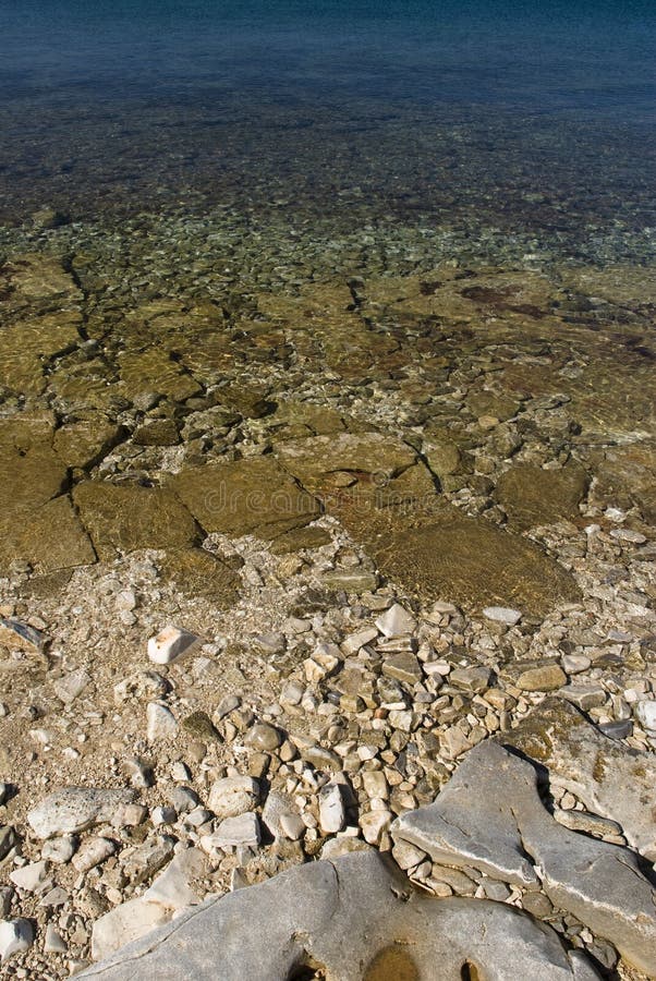 Different Colors of the Sea Stock Image - Image of reflect, bottom ...