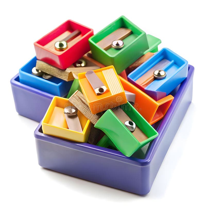 Different Colors of Sharpener Isolated Stock Illustration ...