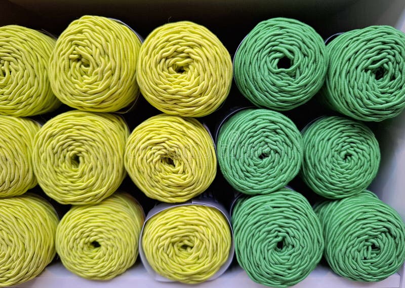 Different Colors of Wool in a Craft Shop Stock Image - Image of knot ...