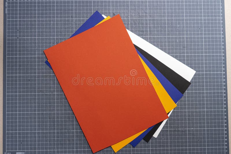 Different Coloured Paper for Background Stock Image - Image of abstract ...