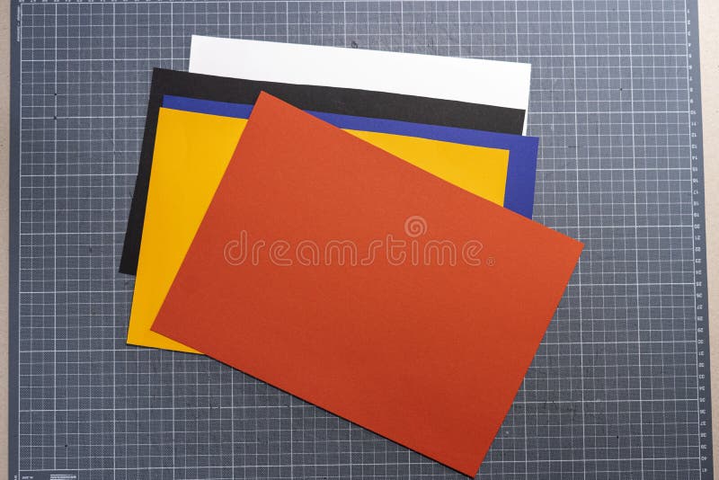 Different Coloured Paper for Background Stock Photo - Image of color ...
