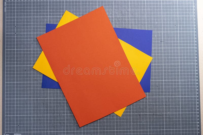 Different Coloured Paper for Background Stock Image - Image of material ...
