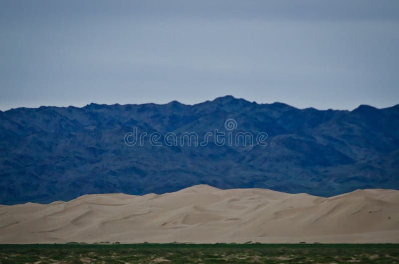 The Different Colours of the Gobi Desert Stock Image - Image of ...