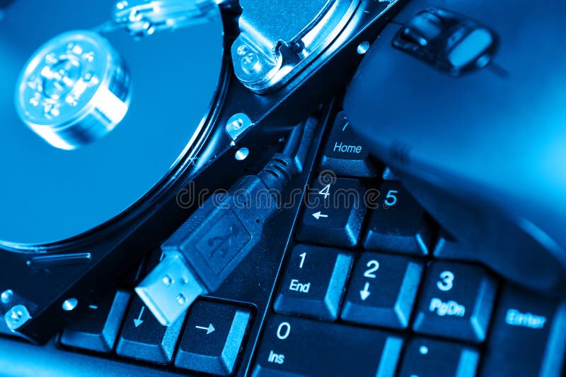 Computer Hardware and Devices Stock Photo - Image of media, computer ...