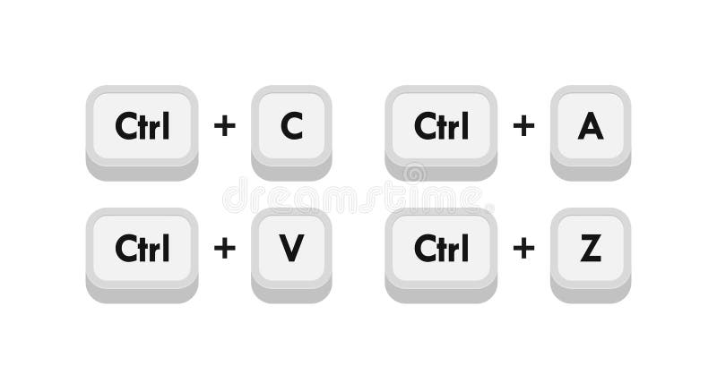 Hotkeys Combination Stock Illustrations – 13 Hotkeys Combination Stock ...