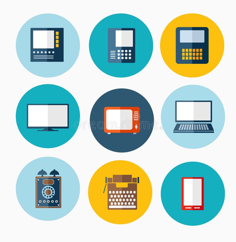 Computers stock vector. Illustration of display, screen - 44959052