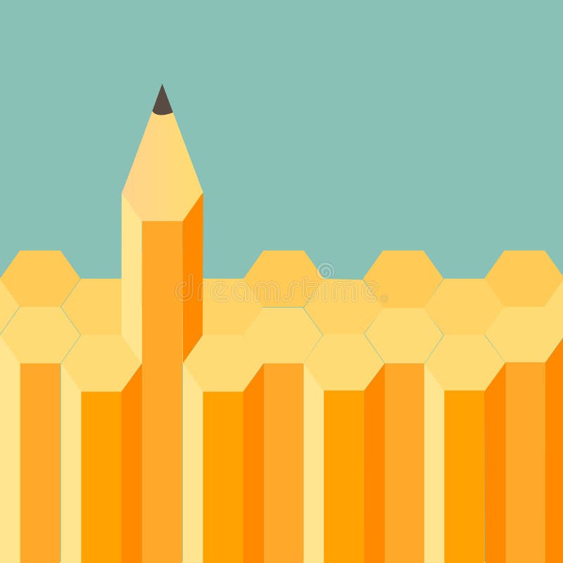 Different Concept - Group of Pencils Stock Vector - Illustration of ...