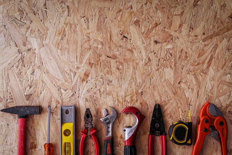 Different Construction Tools with Hand Tools for Home Renovation on ...