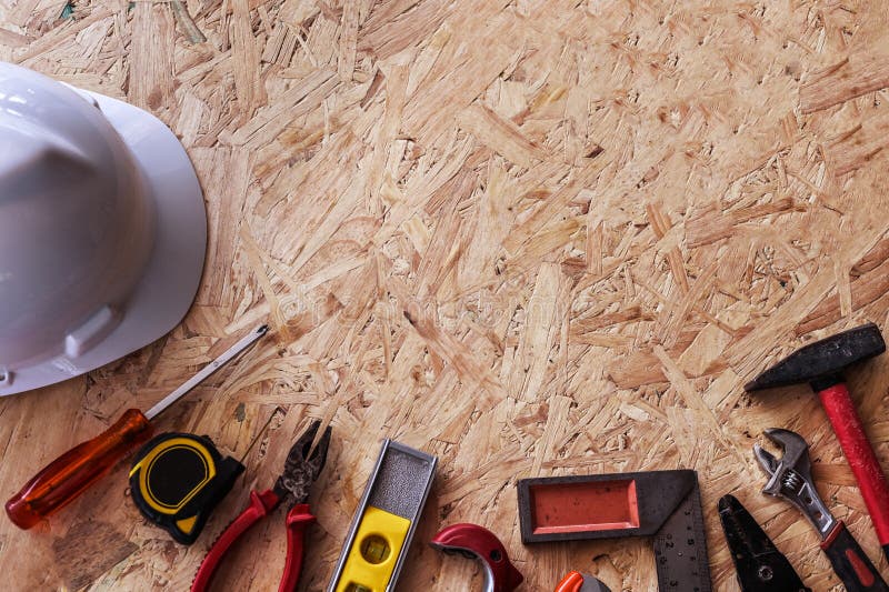 Different Construction Tools with Hand Tools for Home Renovation on ...