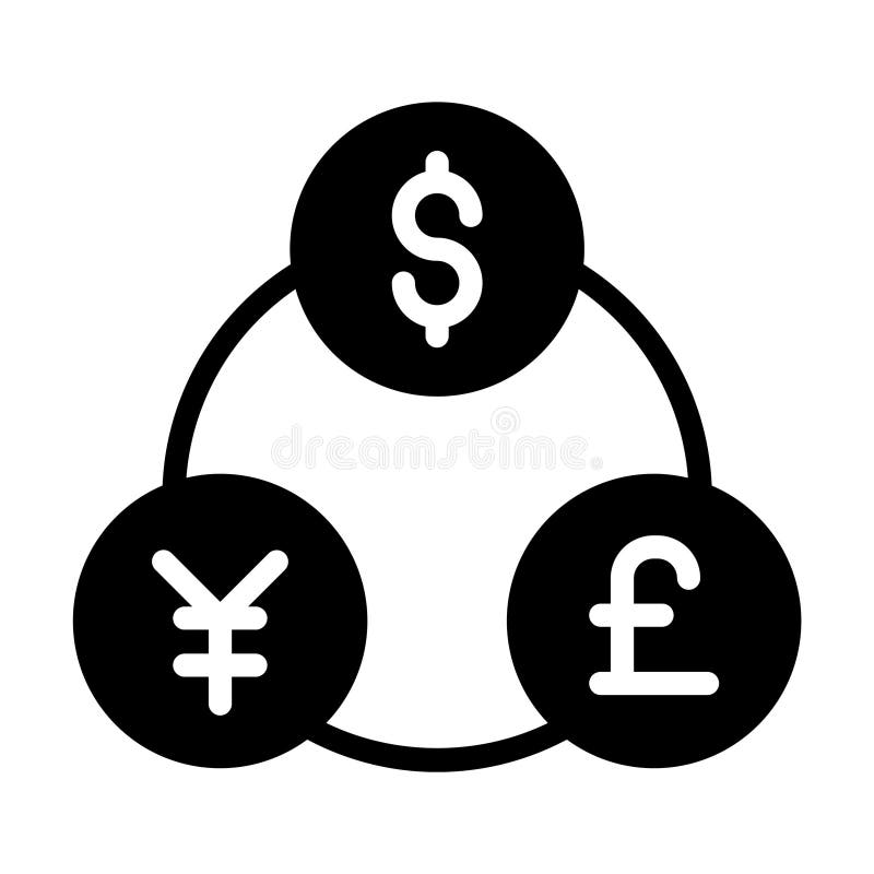 Different Countries Money in a Circle Represents Money Exchange Icon ...