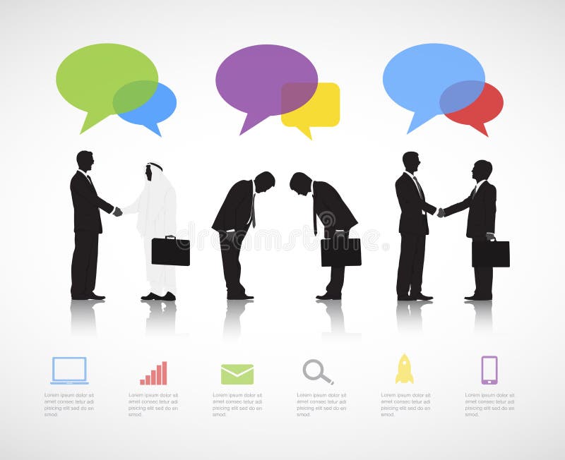 Business Deal Success with World Map Stock Image - Image of global ...